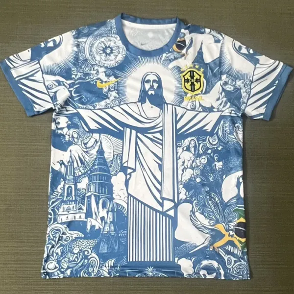 Brazil Blue Special Edition Fans Soccer Jersey