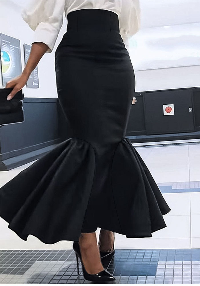 Wholesale Women's Elegant Bodycon Long Fishtail Skirt | Global Lover