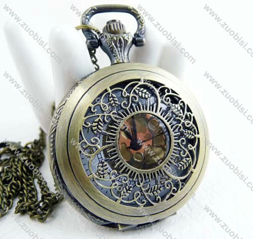 Antique Chinese Ivy Pocket Watch Chain - PW000026 - Zuobisi Jewelry