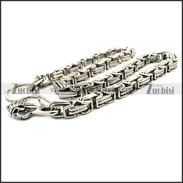 Custom Indian chief Clasp Metal Biker Byzantine Pants Chain for Men ...
