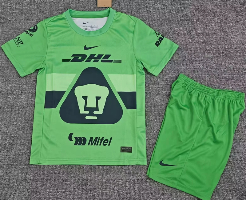 US$ 13.98 - Kids kit 25-26 Pumas UNAM (Goalkeeper) Thailand Quality ...