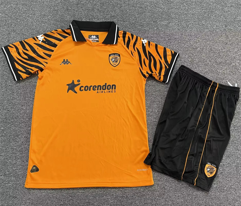US$ 13.98 - Kids kit 25-26 Hull City home Thailand Quality - www ...