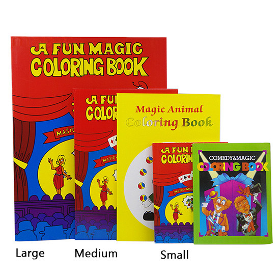 magician coloring book trick
