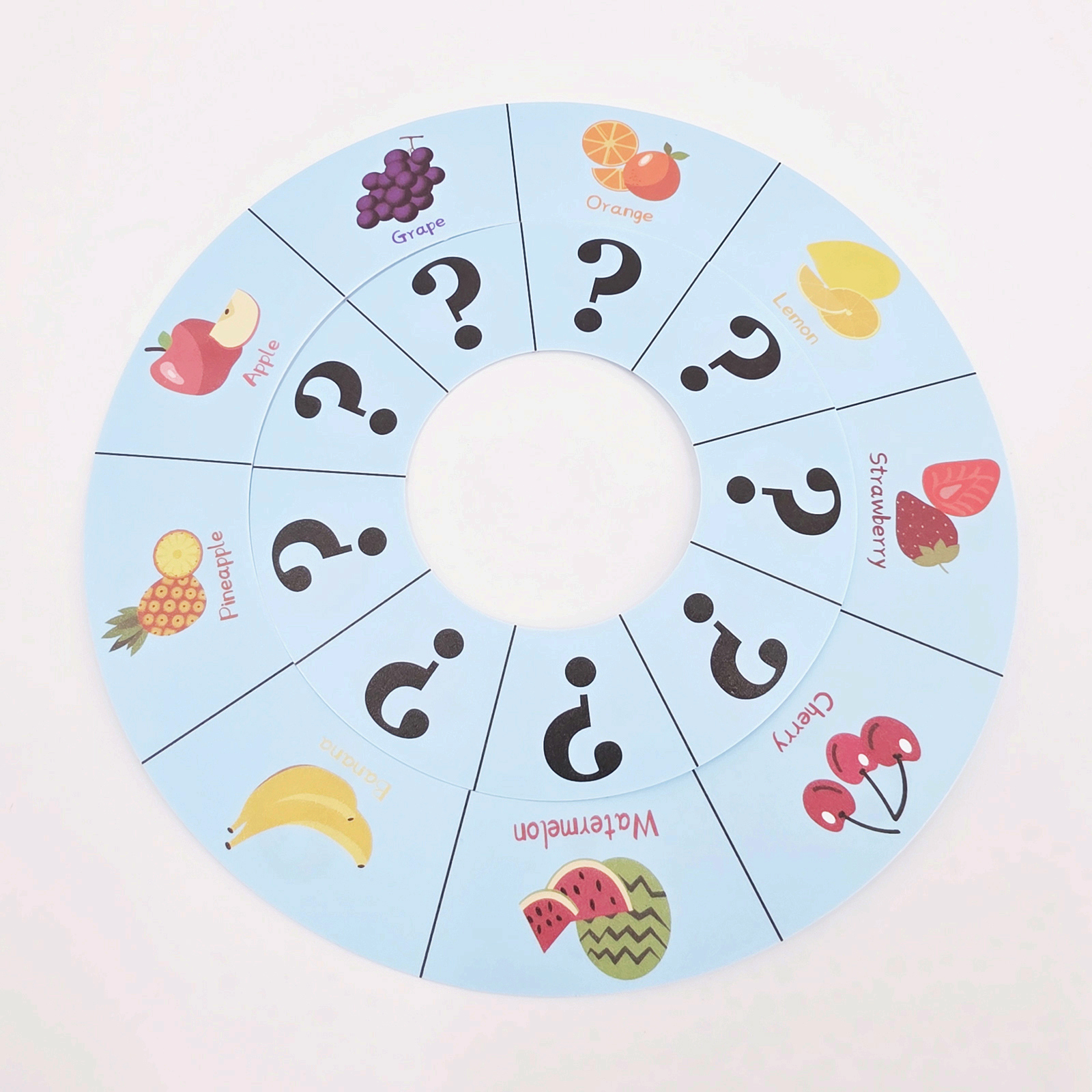 Fruit Wheel Mind Reading Trick - 100% Accurate Magic Prop for Beginners