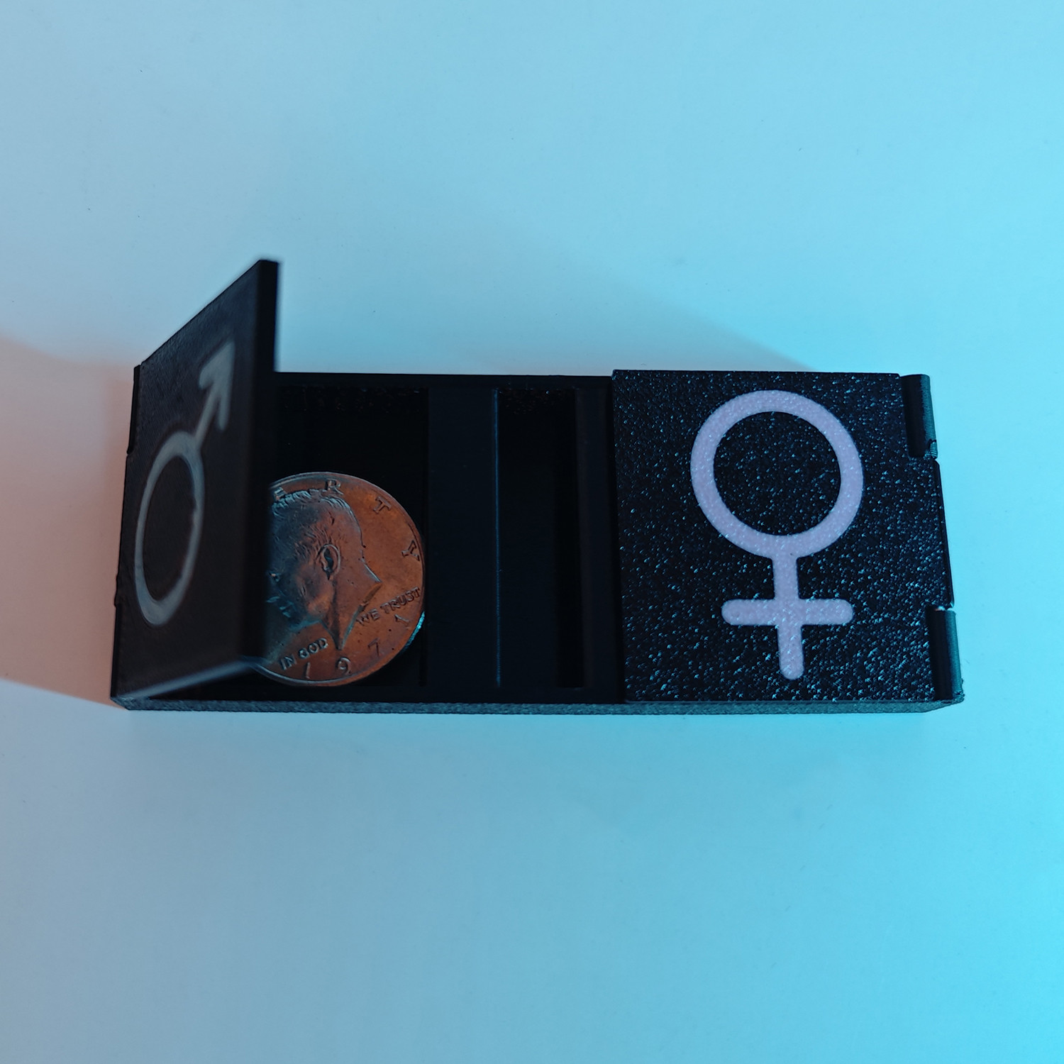 Slide & Vanish Box – Funny Coin Vanish Magic Trick for Close-Up & Stage