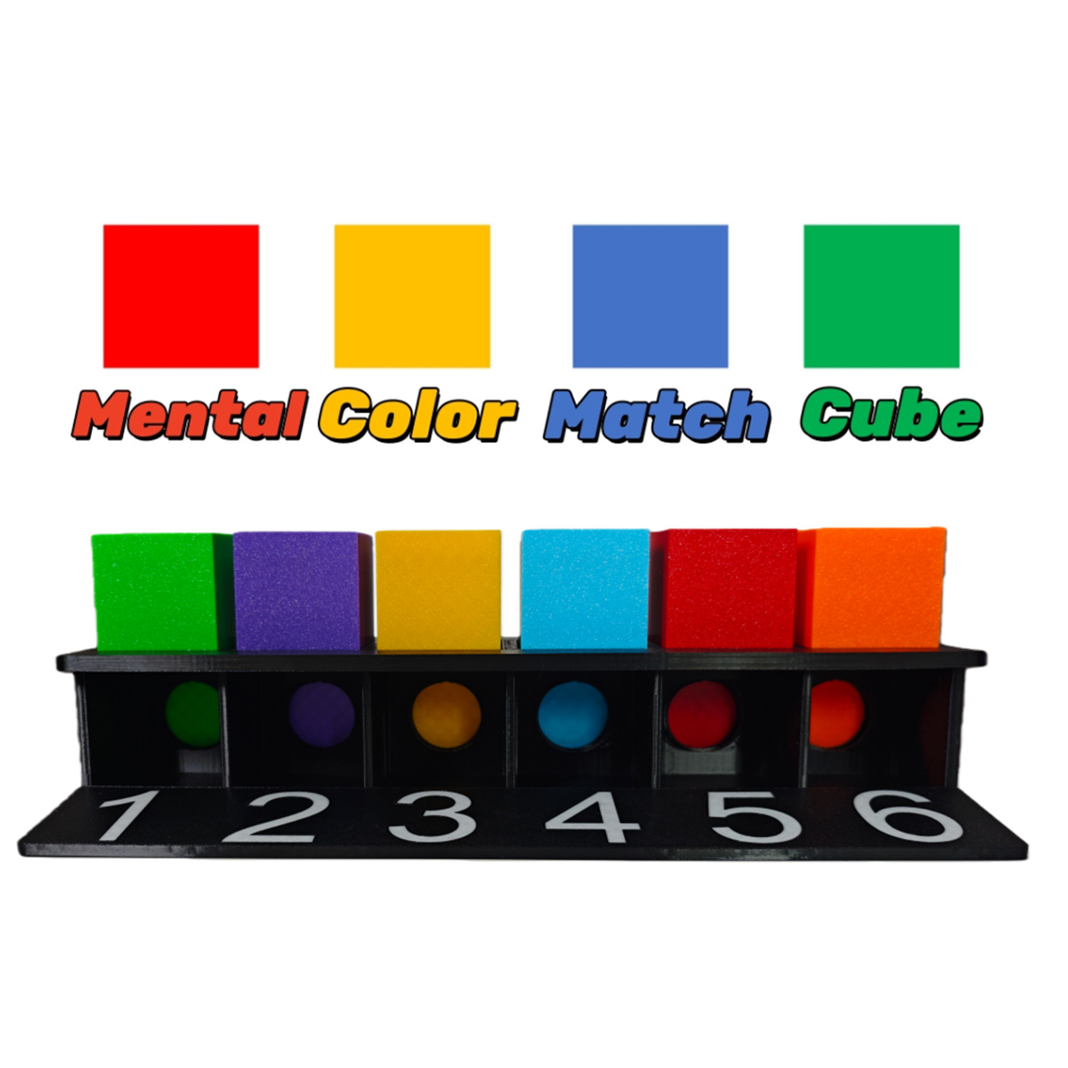 Mental Color Match Cube – Mind Reading Color Prediction Magic Trick