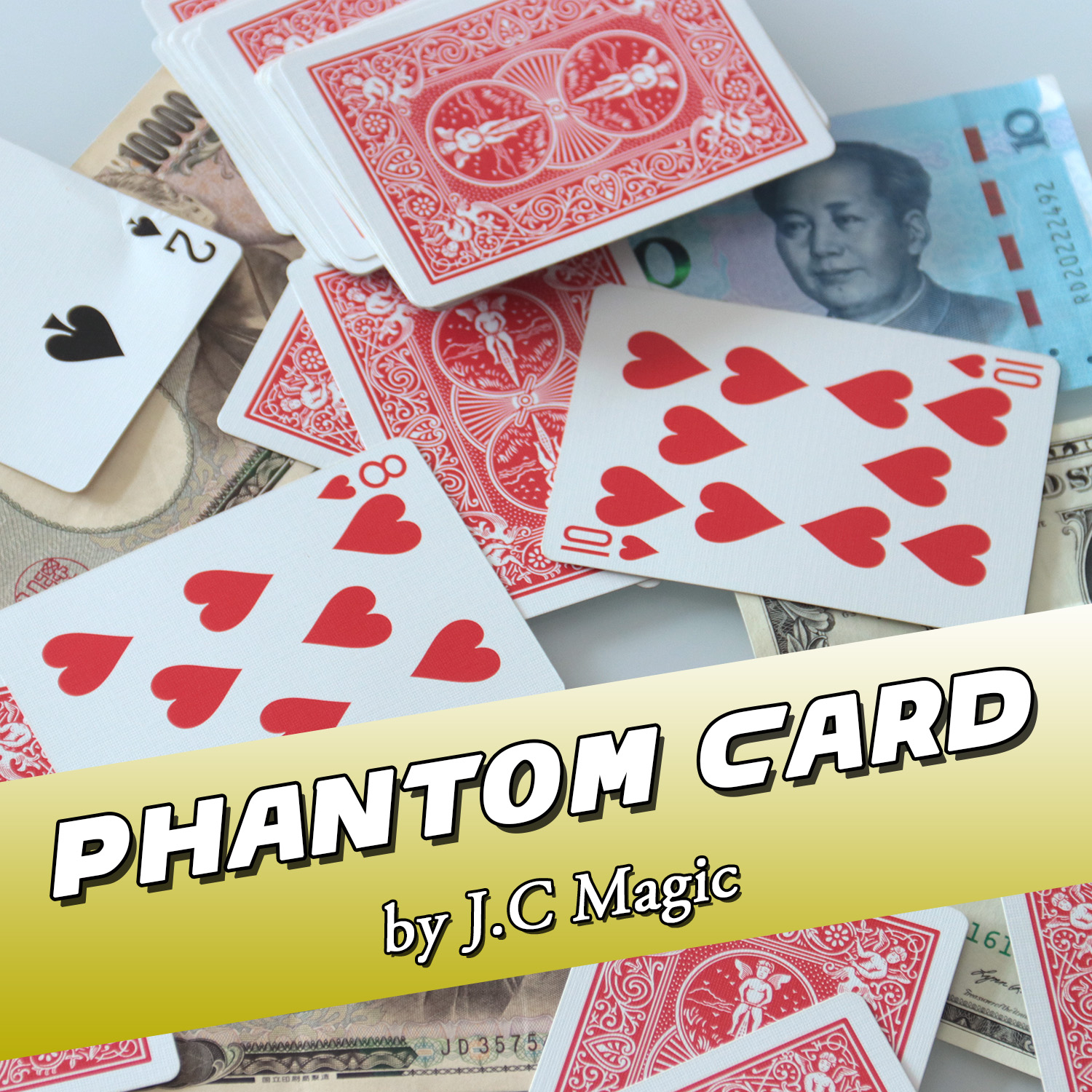 Phantom Card by J.C Magic - Visual Transformation Magic Trick for Close ...