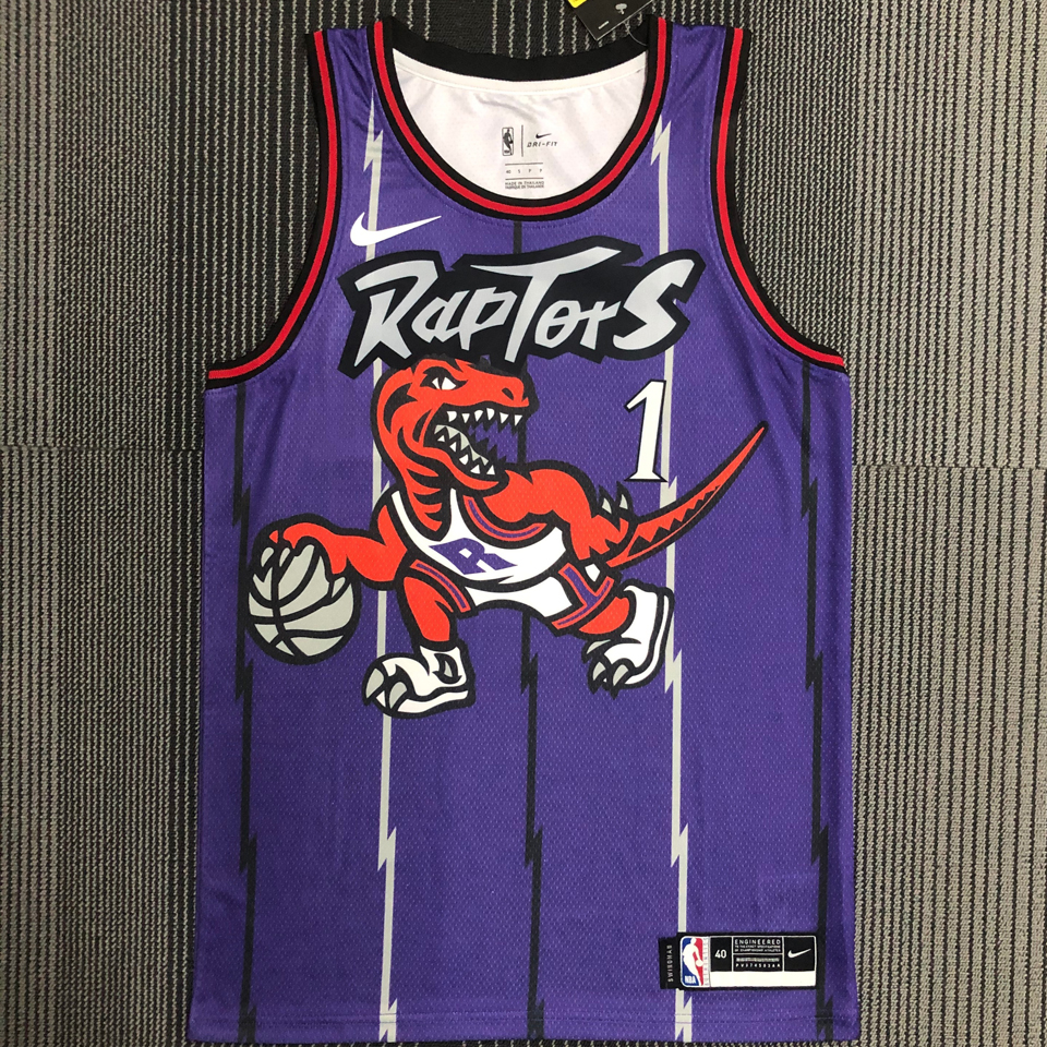 Toronto Raptors McGRADY # 1 Retro Purple NBA Jerseys