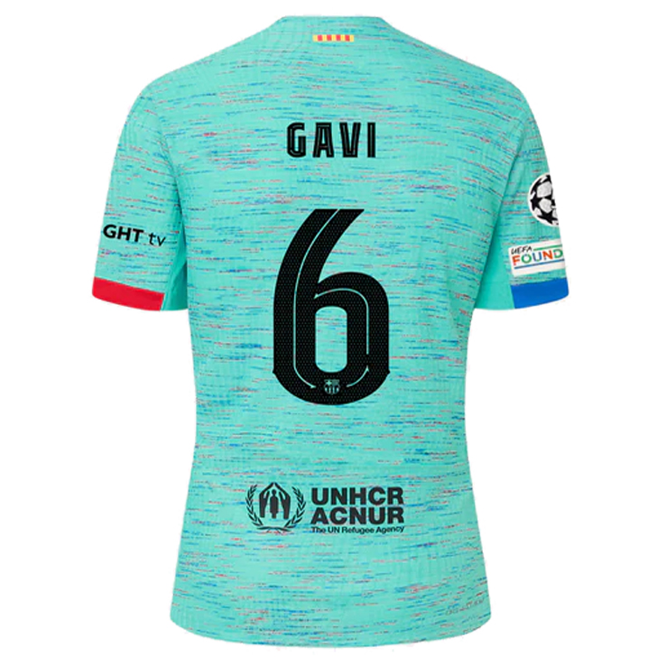GAVI #6 BA Third Blue Fans Soccer Jersey 2023/24