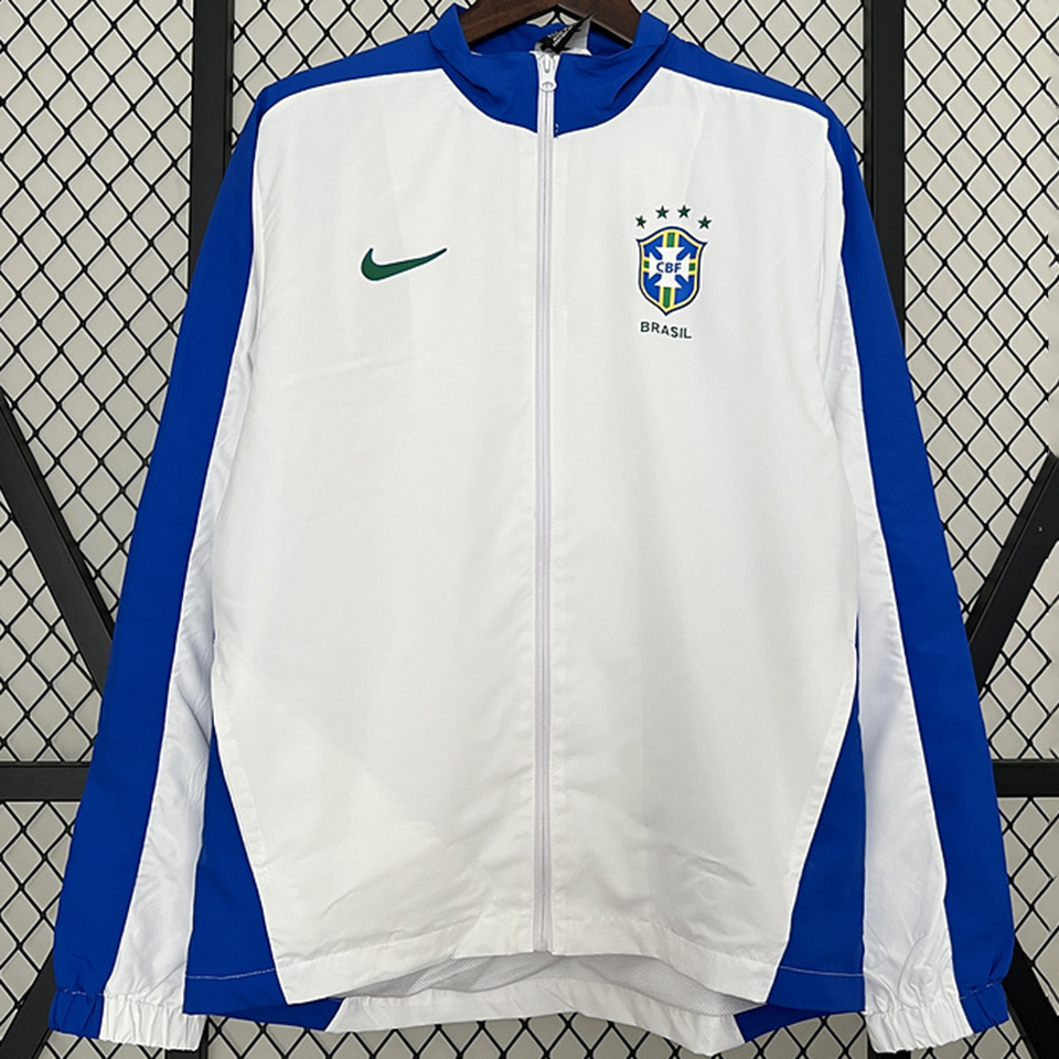 1998 Brazil White Windbreaker