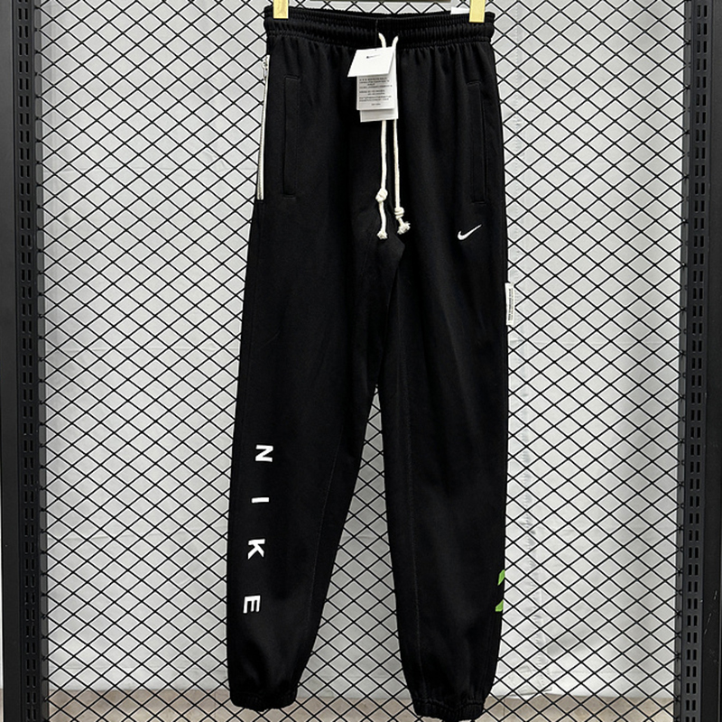 2024/25 Nk~ Black Pure Cotton Sports Trousers Zipper style