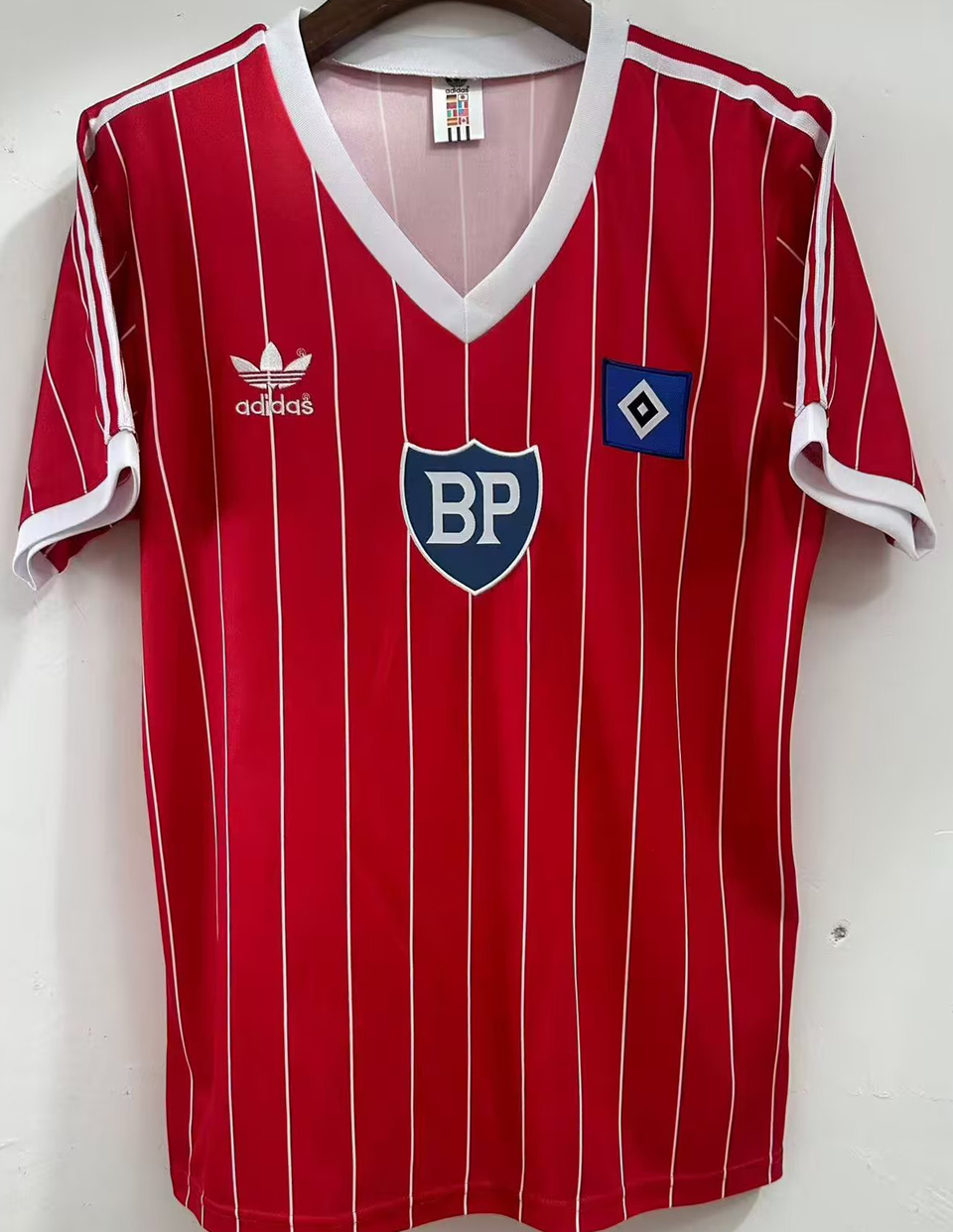 1984 Hamburger Awat Red Retro Soccer Jersey