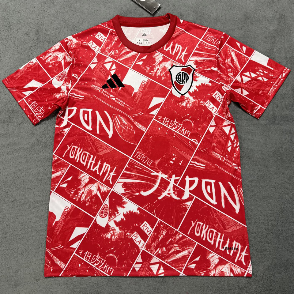 2025/26 River Plate Red Fans Training Jersey