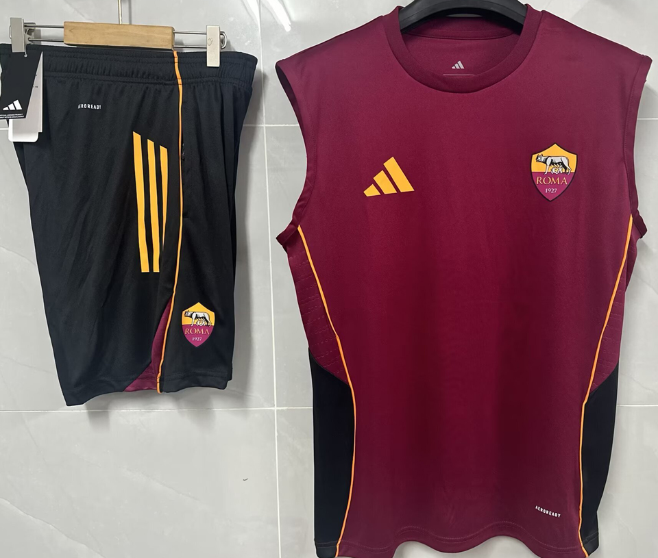 2025/26 Roma Red Vest Training Jersey