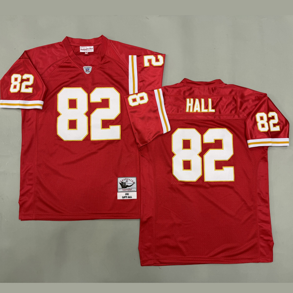 HALL #82 Men's Kansas City Chiefs Retro NFL Jersey