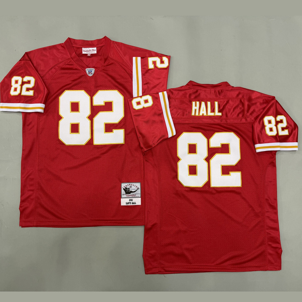HALL #82 Men's Kansas City Chiefs Retro NFL Jersey