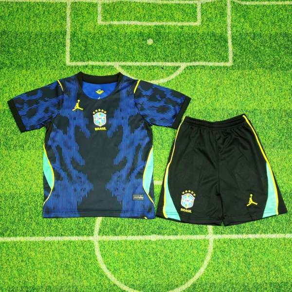 US$ 16.99 - Kids Brazil 2026 Away Jersey and Short Kit - www ...