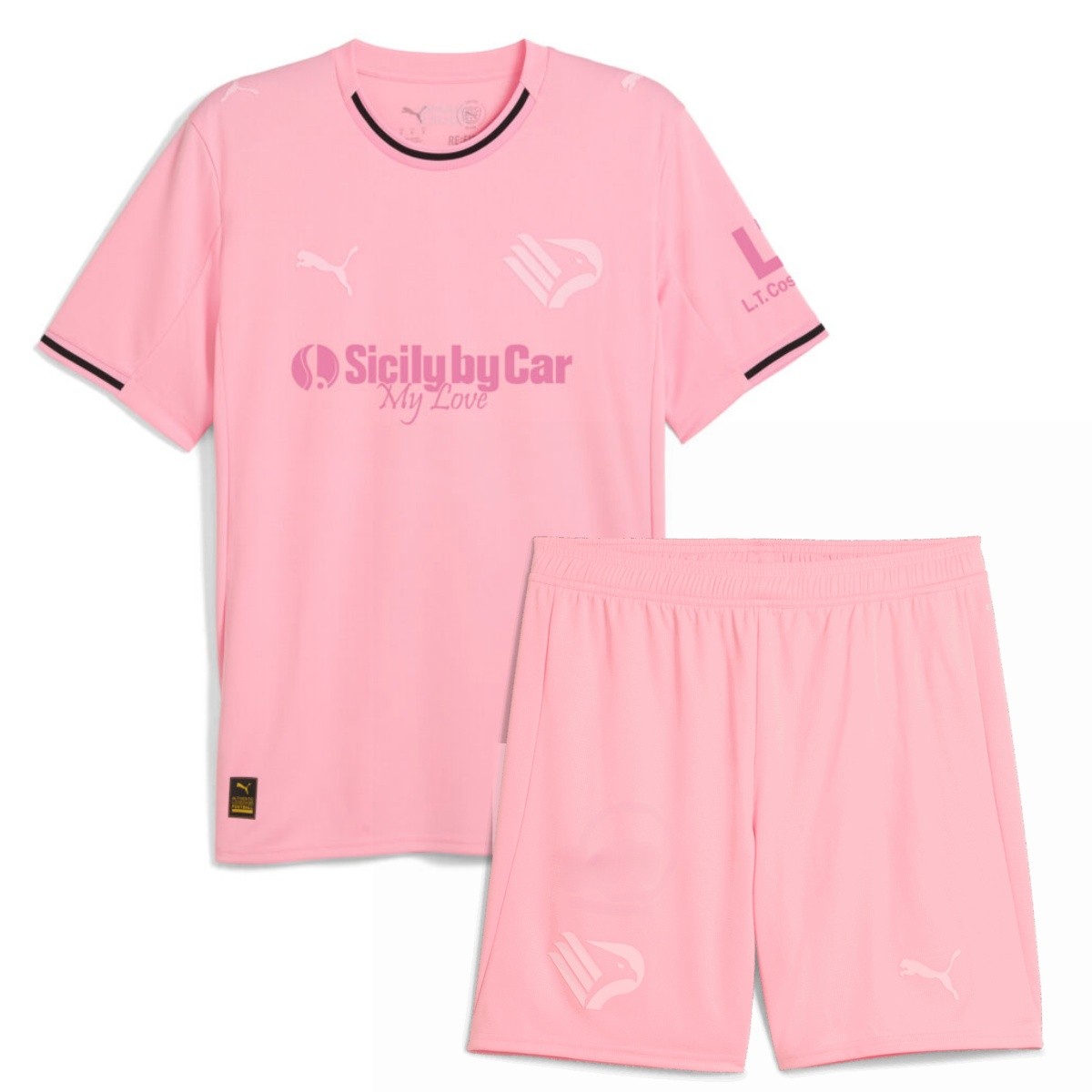 US$ 19.50 - Palermo FC 25/26 Home Jersey and Short Kit - www ...