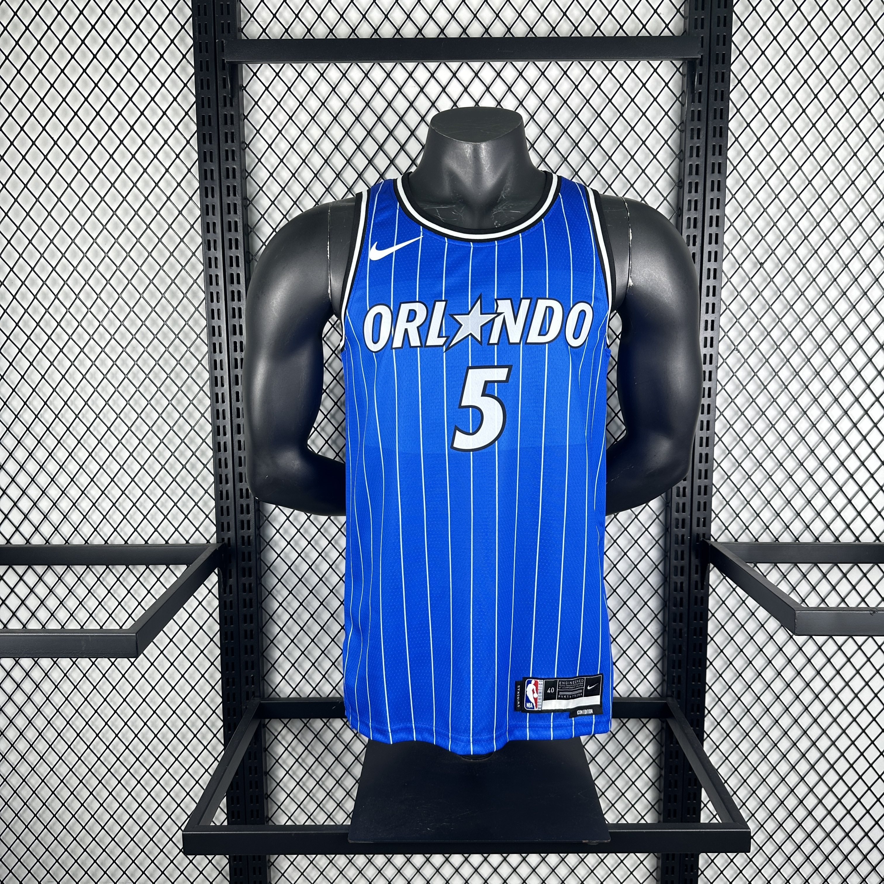US$ 16.00 - Orlando Magic Blue #5 BANCHERO 1:1 Quality NBA Season ...