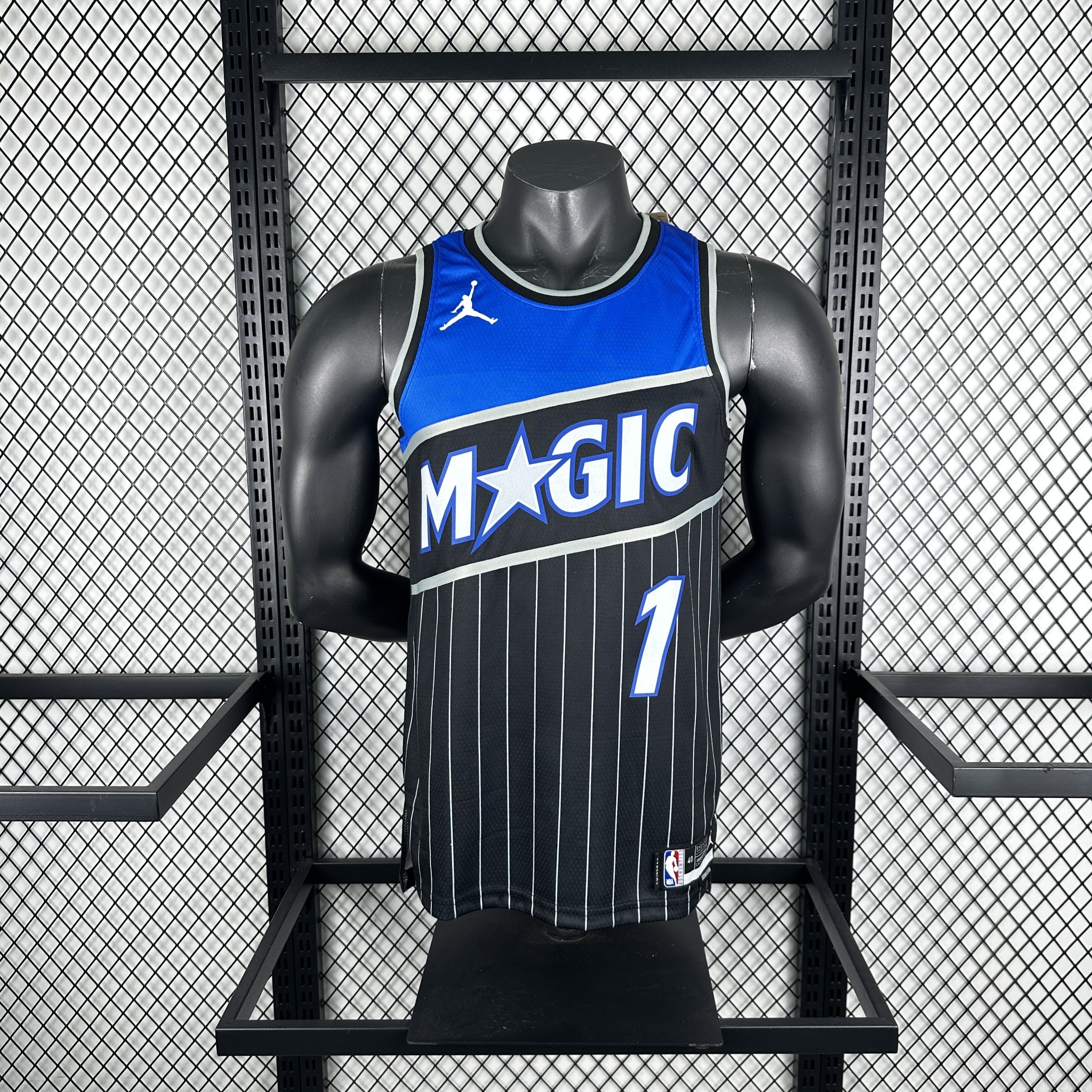US$ 16.00 - Orlando Magic Black Blue #1HARDAWAY 1:1 Quality NBA Season ...