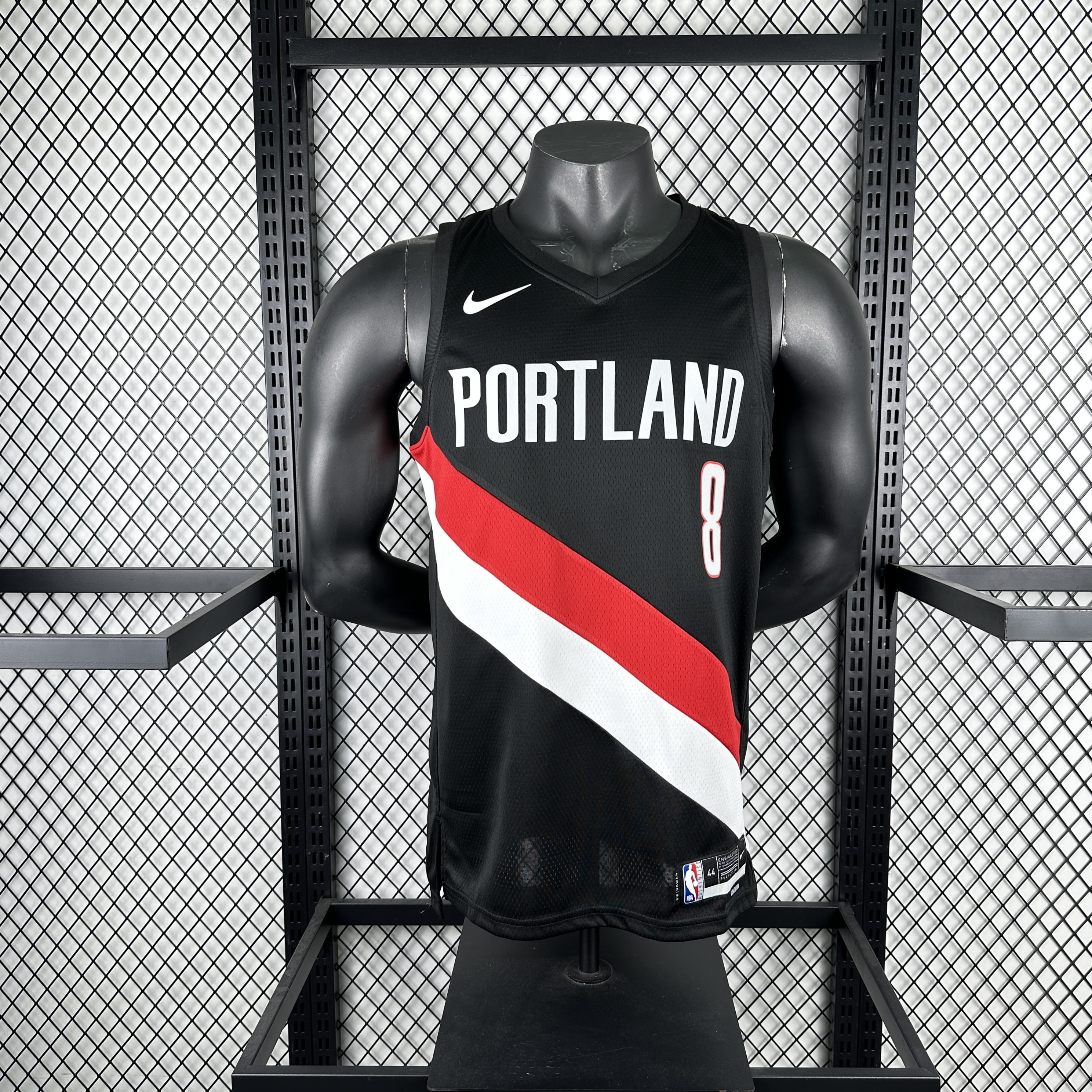 US$ 16.00 - Portland Trail Blazers Black #8 AVDIJA 1:1 NBA Jerseys 2026 ...