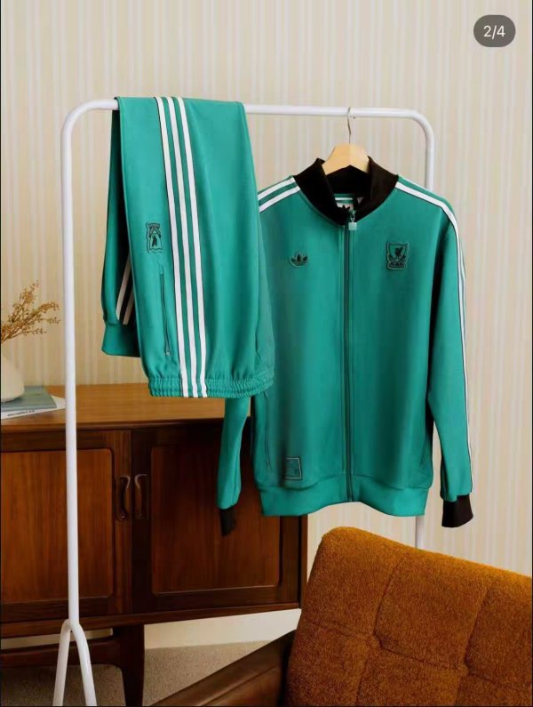 US$ 35.00 - Retro Liverpool Jacket Green Kits 1:1 25-26 - www.koko101.com