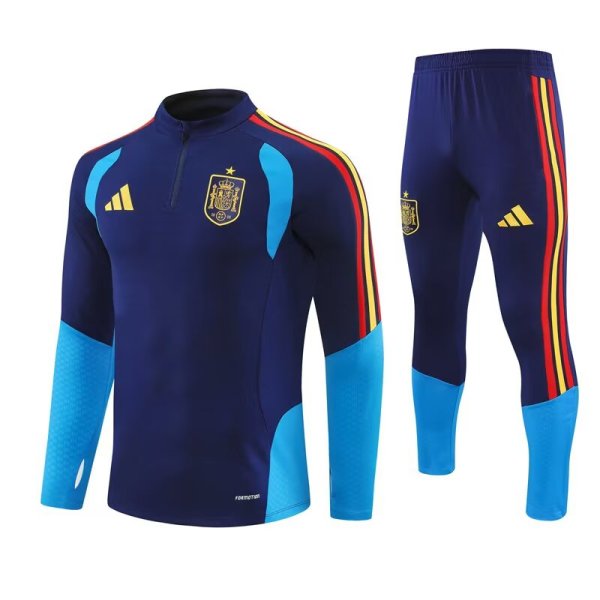 US$ 25.00 - Spain Training Tracksuit Dark Blue (Kids And Man ) 1:1 26 ...