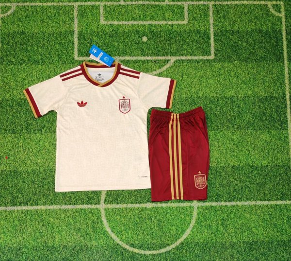 US$ 10.50 - Spain Away Kids fans 1:1 Quality Soccer Jersey 26-27（2026 ...