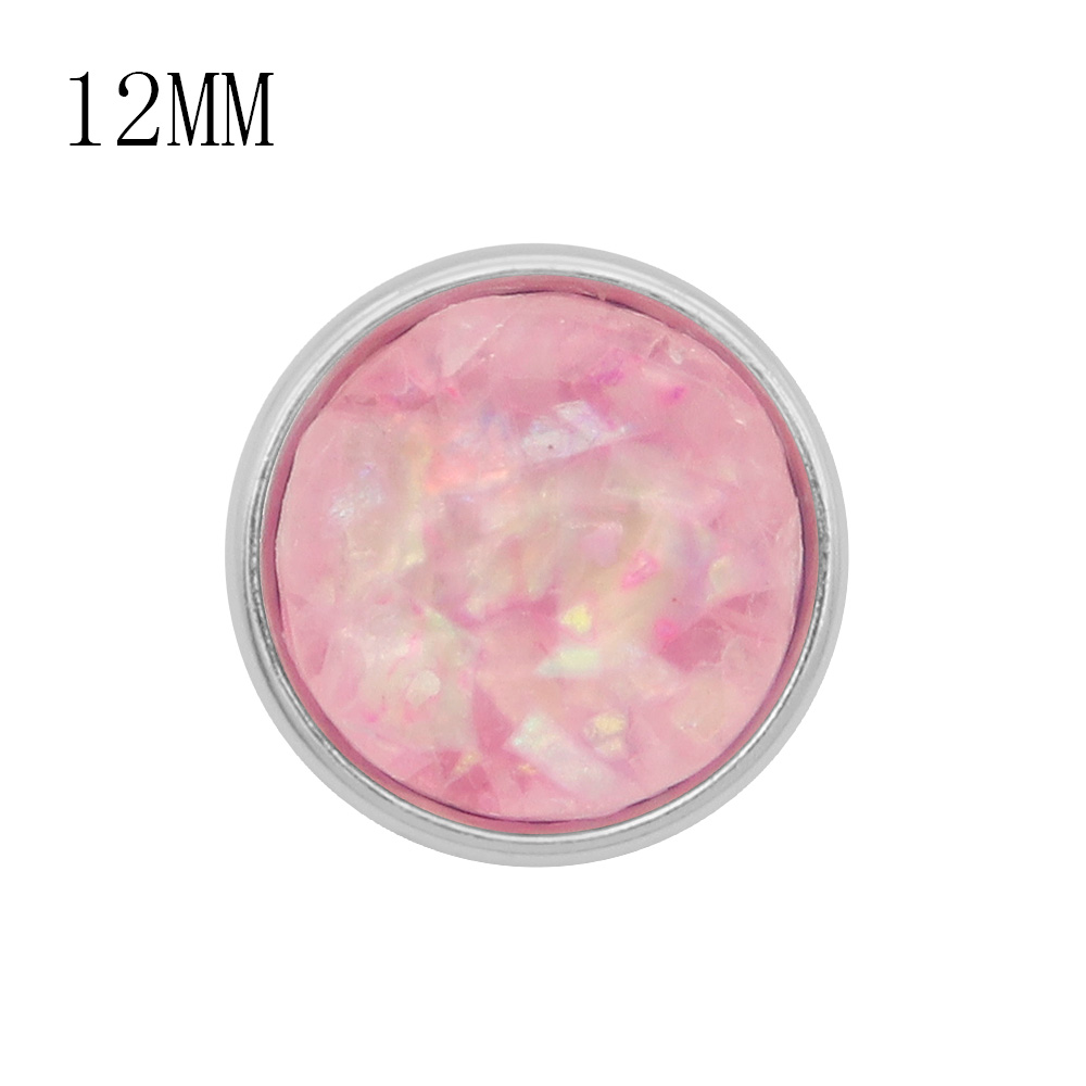 Pink shell Button snap 12MM With Pink shell KS9720-S interchangable ...