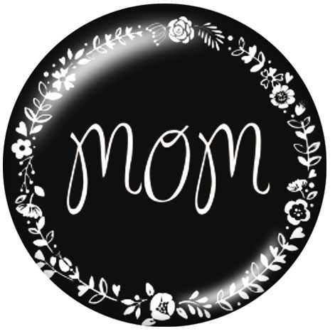 20MM family Print Painted metal snaps buttons