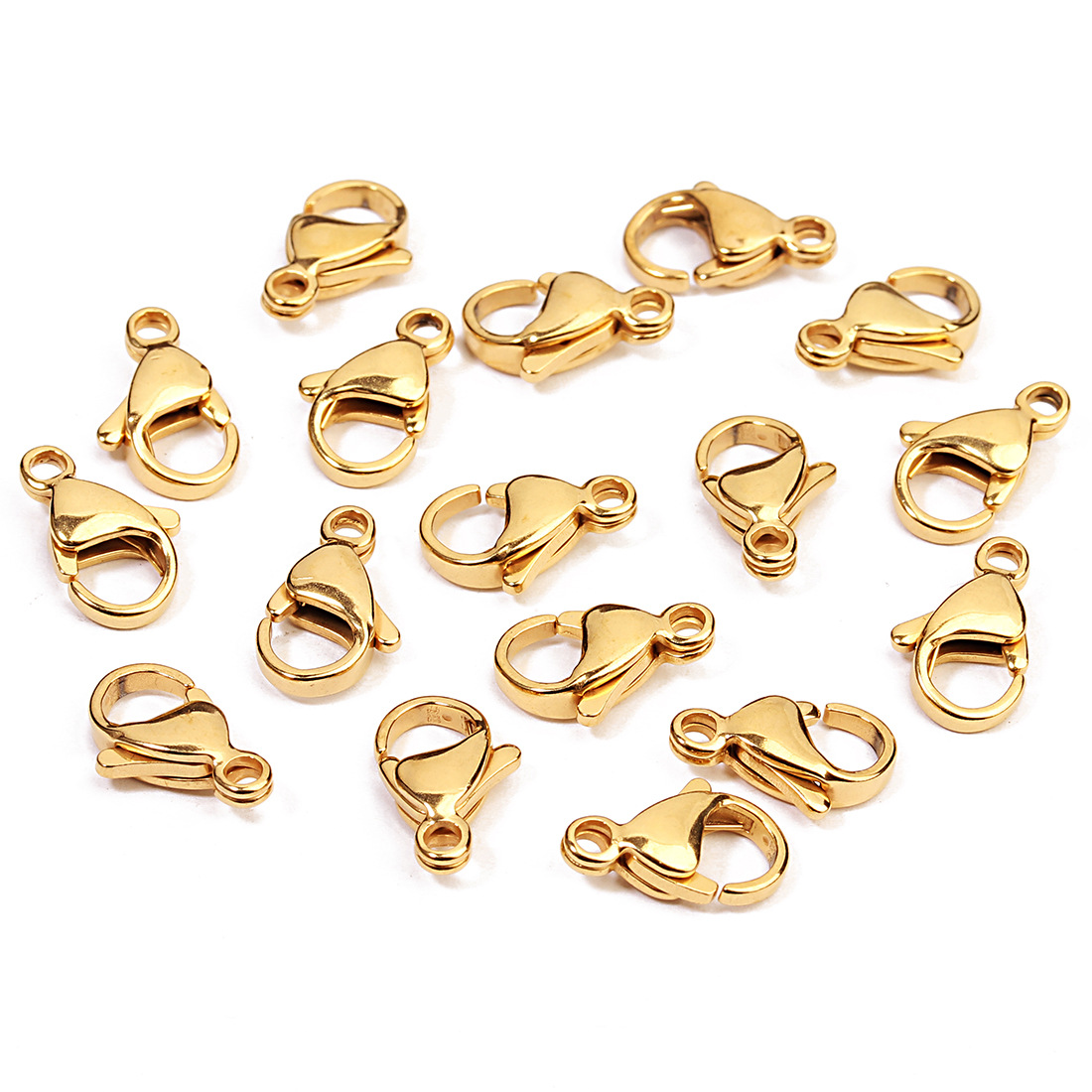 25pcs/pack of stainless steel lobster clasp accessories, bracelet clasp ...