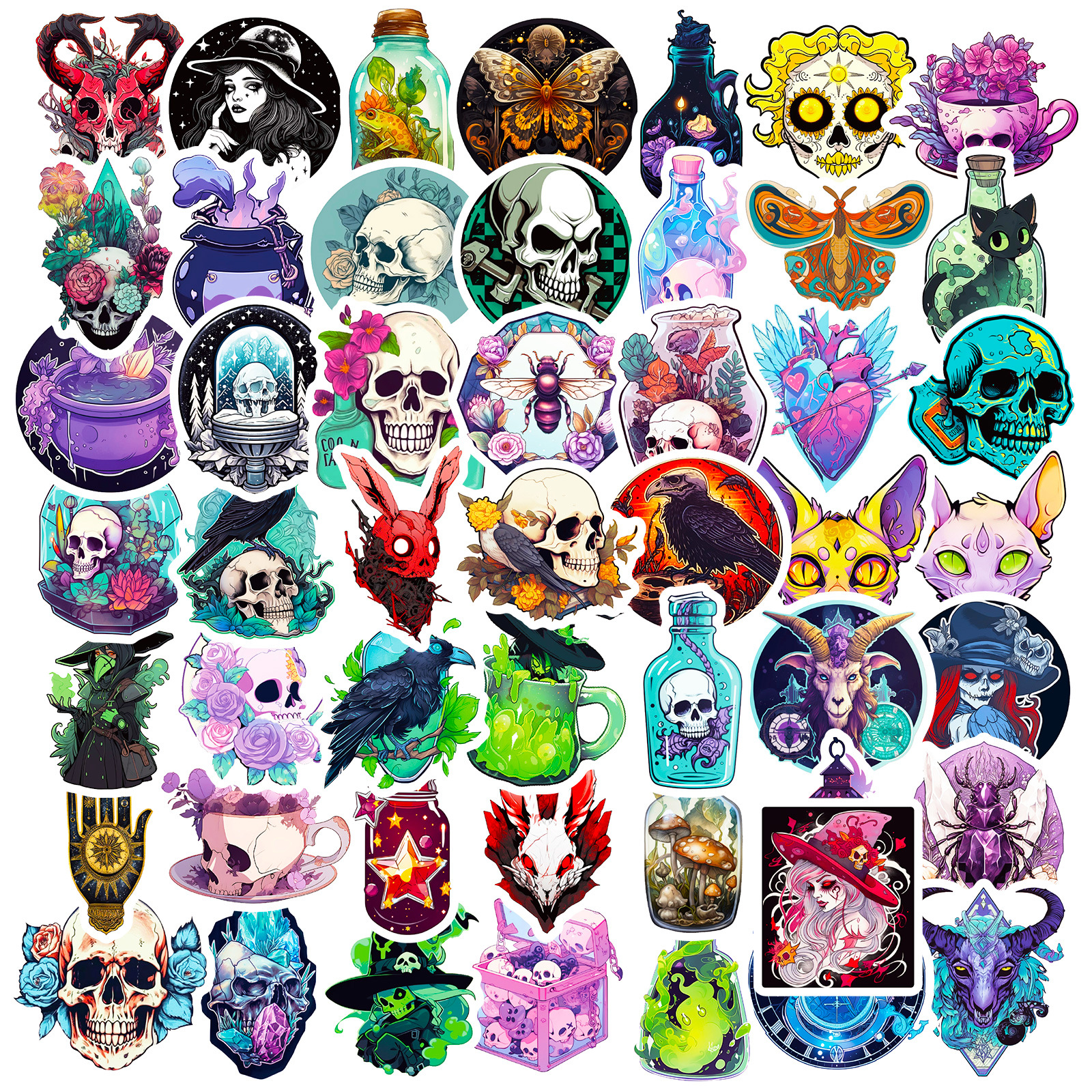 50 Pharmacist Skeleton Stickers Personalized Horror Skeleton Apothecare ...