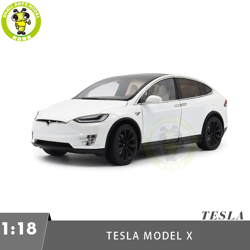 1/18 Tesla Model X P110D Diecast Model Toys Car Gifts For Friends ...