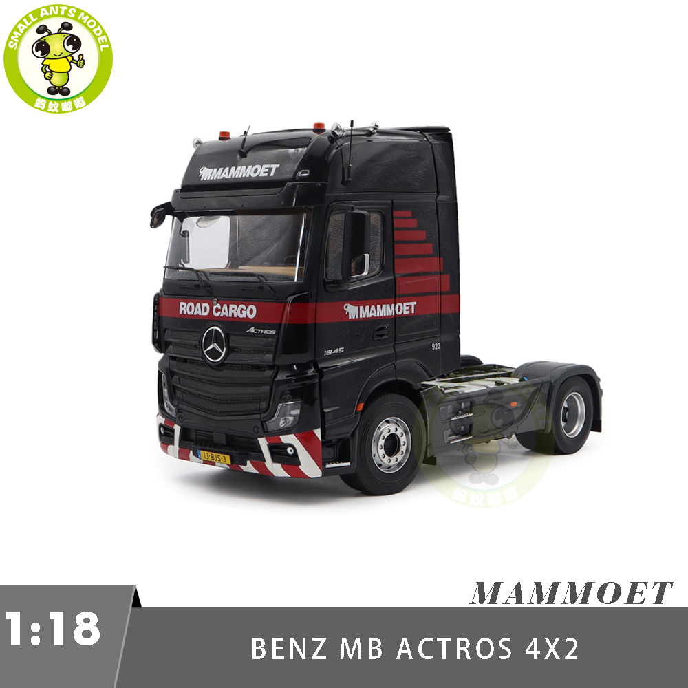 1/18 NZG Mercedes Benz Actros 4×2 MAMMOET Truck Trailer Diecast Model ...