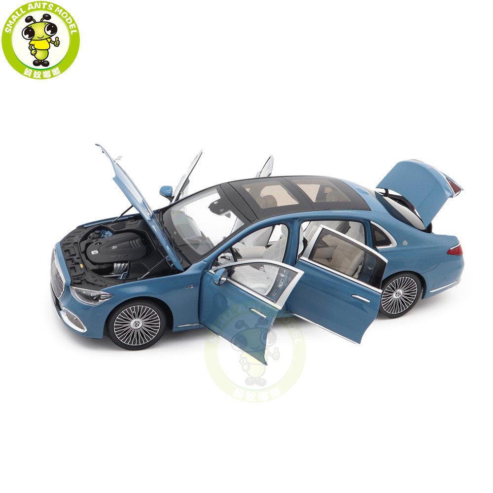 1/18 Mercedes Maybach S Class S680 2021 Almost Real 820135 Vintage Blue ...