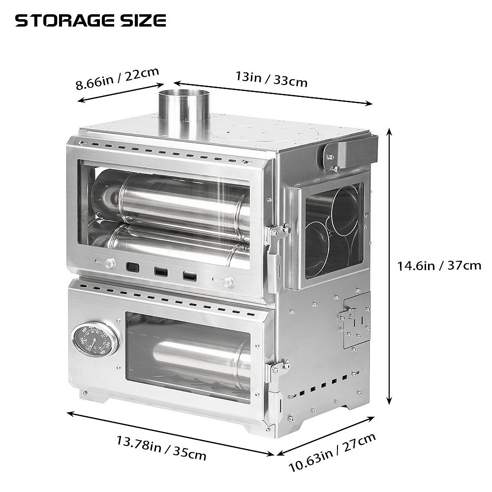 Baker Hot Tent Stove | Camping Fireplace for Hot Tent Camping | Wood ...