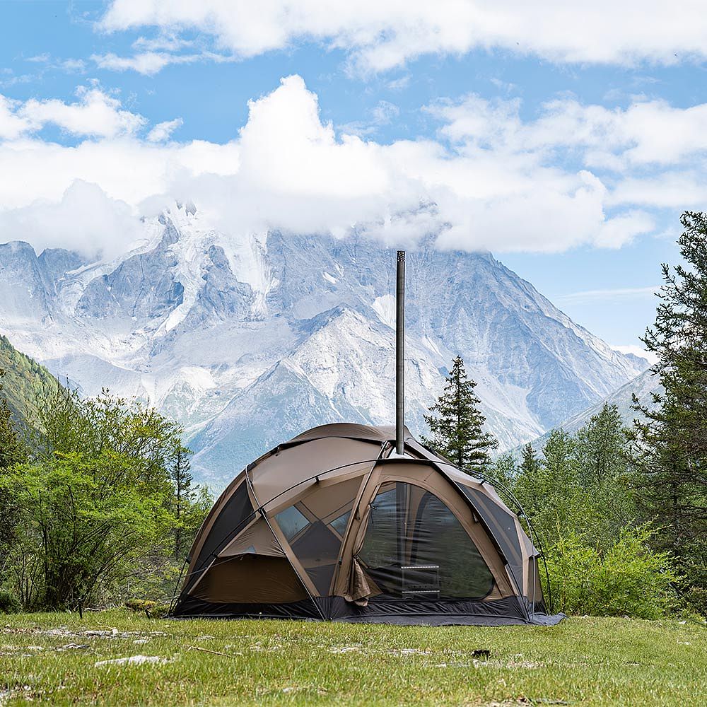 POMOLY Dome Tent | Dome X4 Pro Freestanding Tent Large Round Hot Tent ...