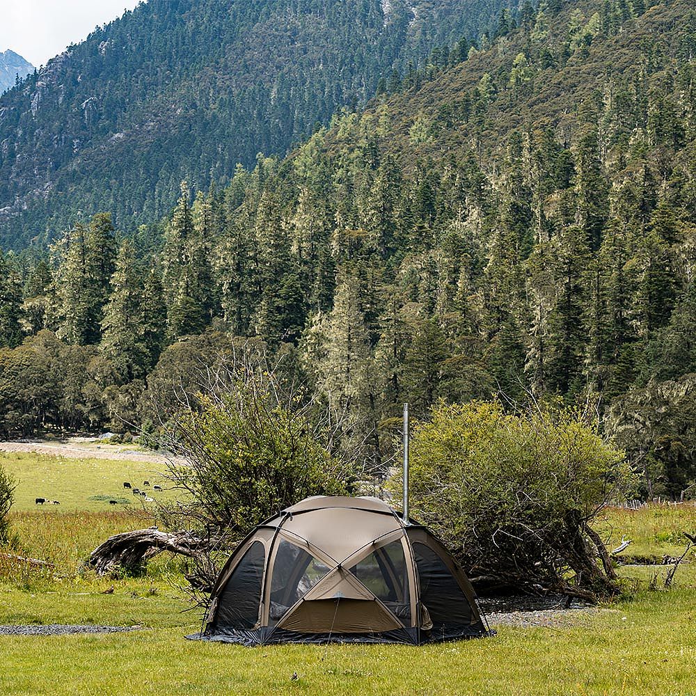 POMOLY Dome Tent | Dome X4 Pro Freestanding Tent Large Round Hot Tent ...