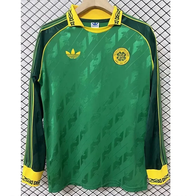 US$ 17.00 - 24-25 Celtic Green Special Retro Edition Long Sleeve Soccer ...