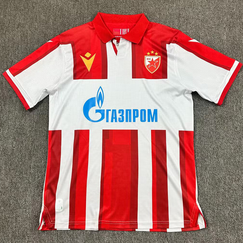 US$ 14.50 - 25-26 Crvena Zvezda Home Fans Soccer Jersey (红星队) - www ...