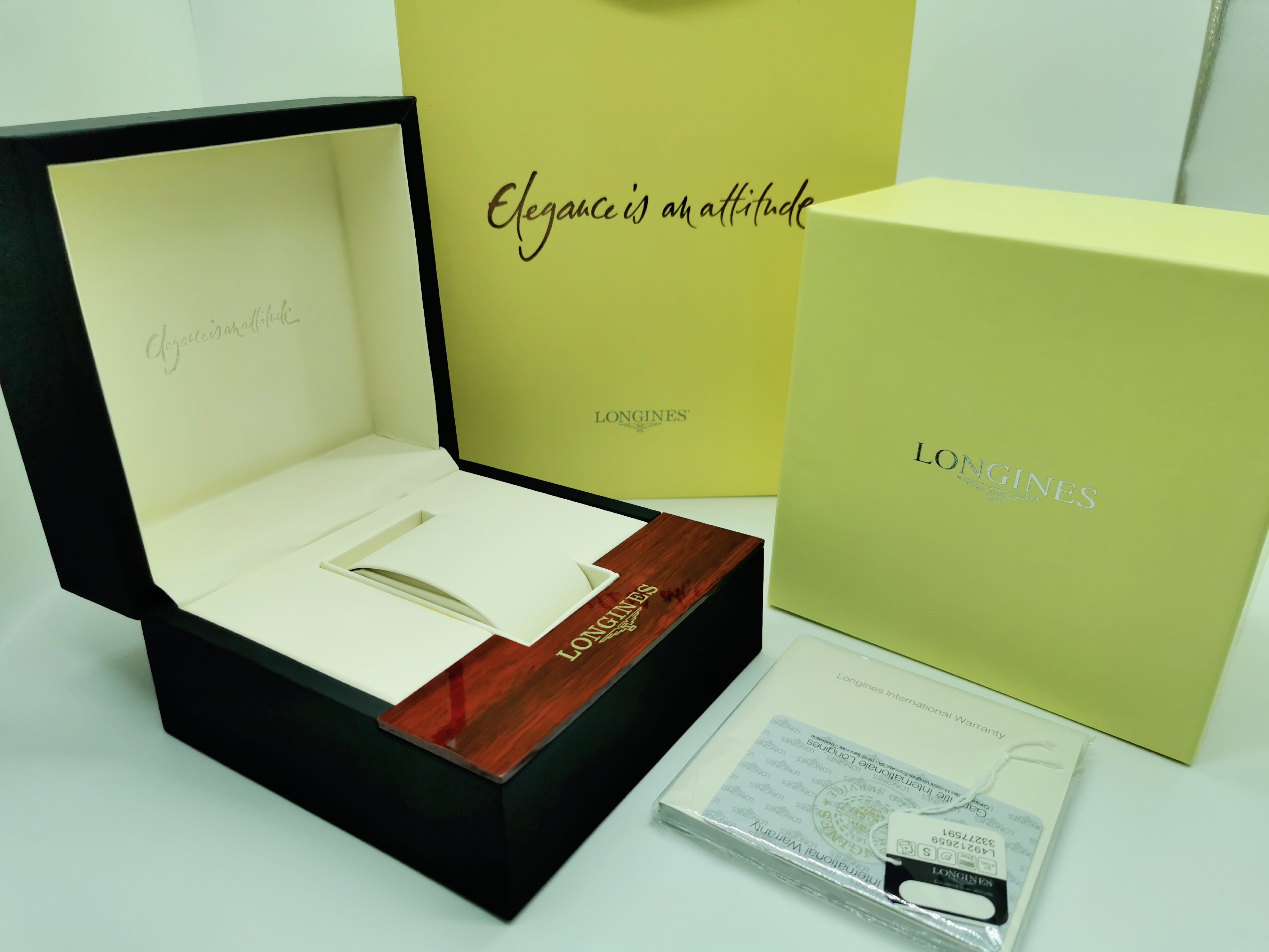 $ 46.99 - Watch Box For Longines Presentation gift bag outer box Full ...