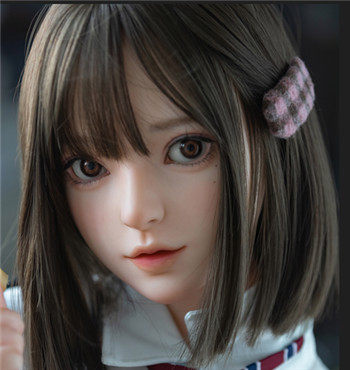 165cm C-cup Firefly Diary Mary Head Full Silicone Sex Doll With Body Make-up Devil Horn