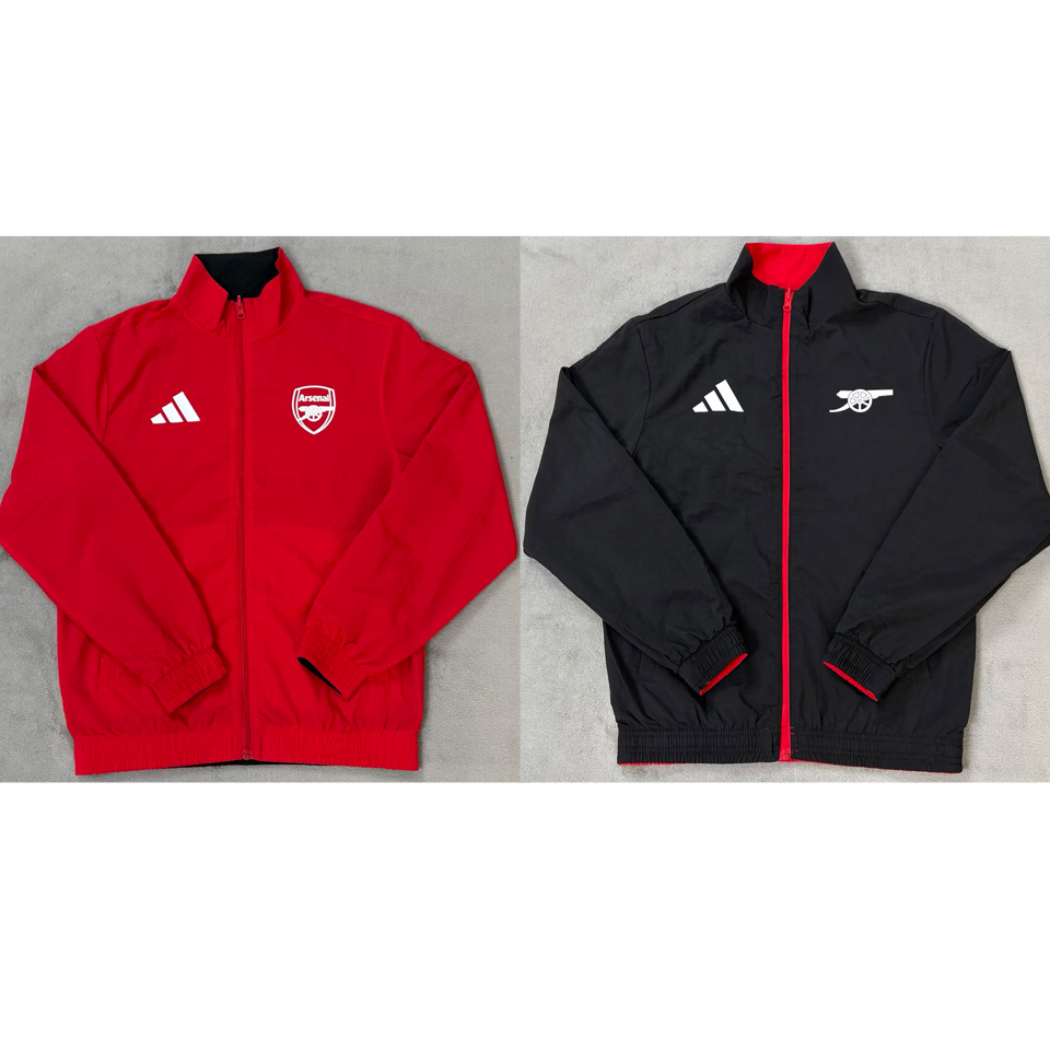 2026 ARS Red And Black Reversible Windbreaker