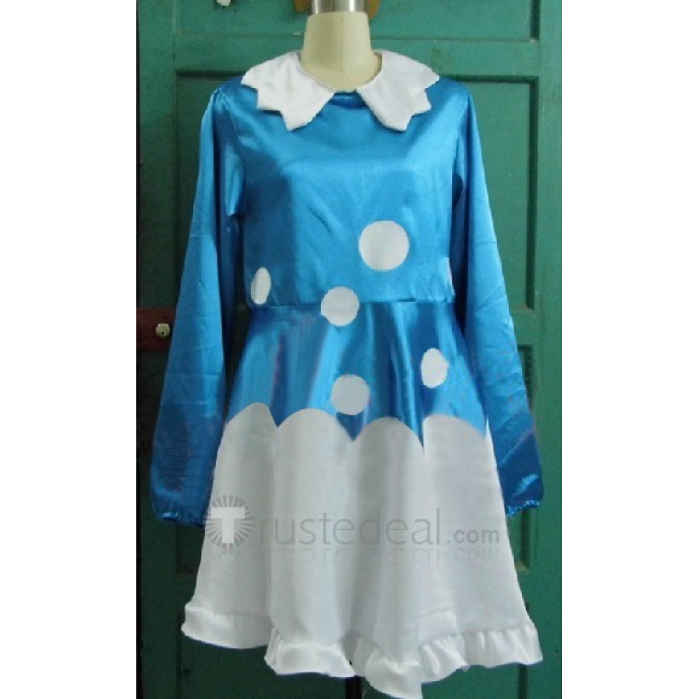 Pokemon Gijinka Azumarill Cosplay Costume Blue
