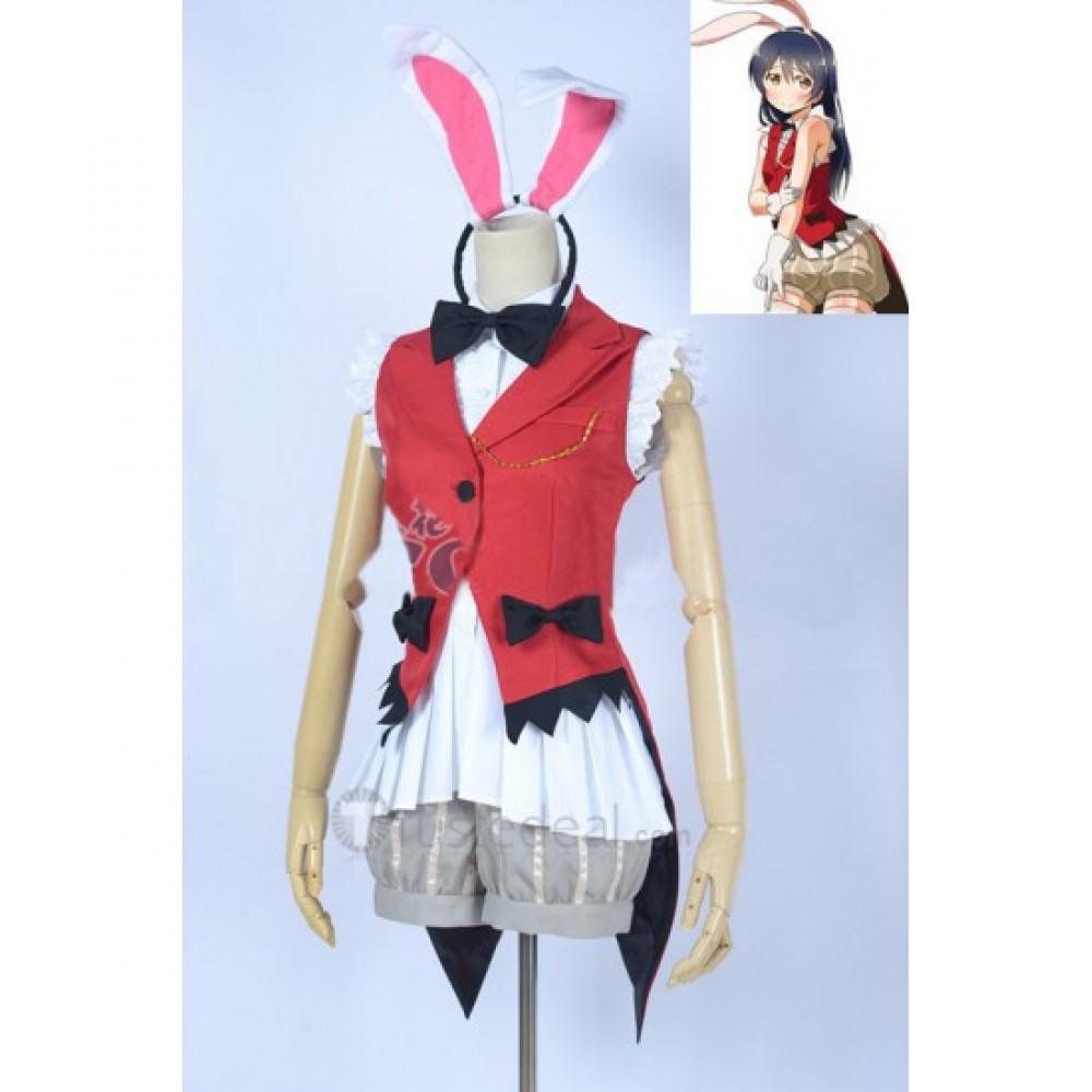Love Live Sonoda Umi Bunny Girl Cosplay Costume 6765