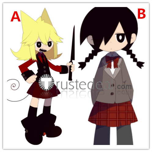 Mogeko Castle Moge-ko Mogeko Yonaka Kurai Cosplay Costumes