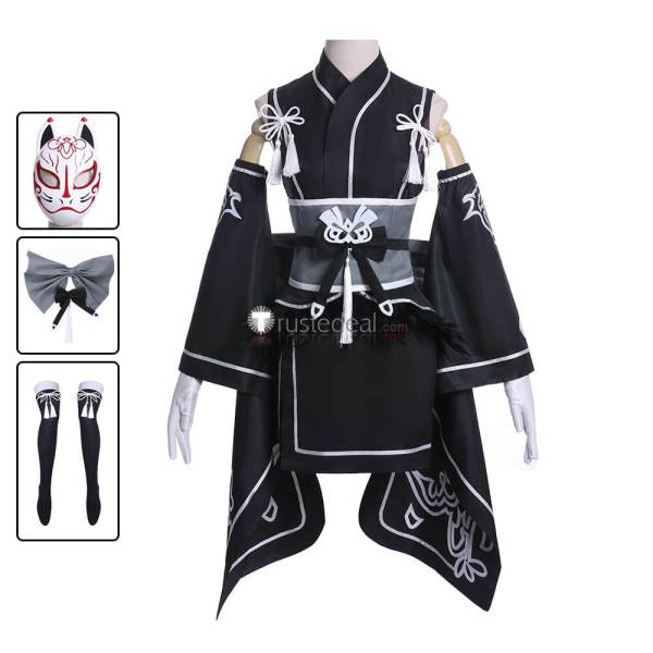 Nier Automata 2B Switch Black Kimono Cosplay Costume