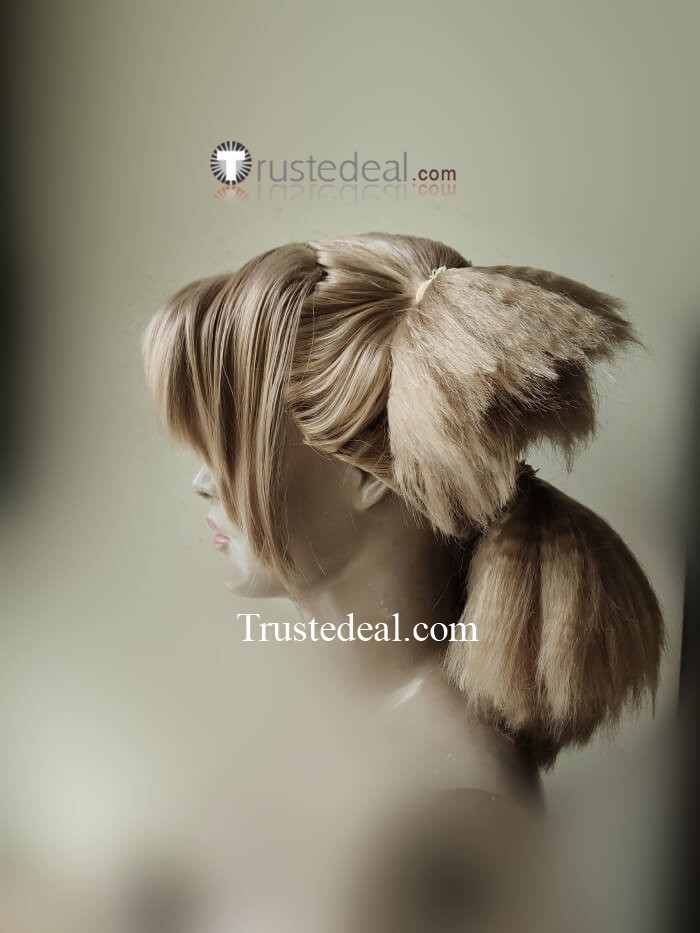 Naruto Shikamaru Temari Nara Black Blonde Styled Cosplay Wig