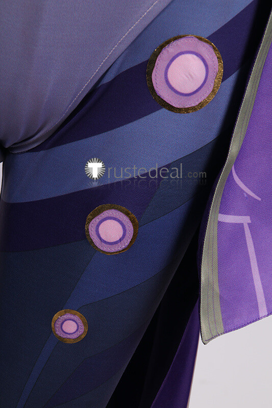 Genshin Impact Fatui Electro Cicin Mage Purple Suit Cosplay Costume