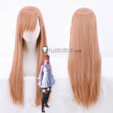 Final Fantasy FFXIV FF14 Zenos yae Galvus Ryne Orangish Pink Cosplay Wigs